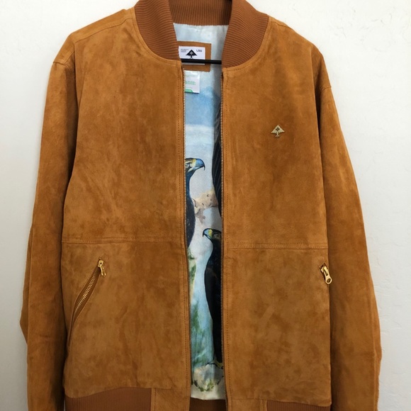 Lrg | Jackets & Coats | Lrg Lifted Research Group Suede Leather Jacket ...